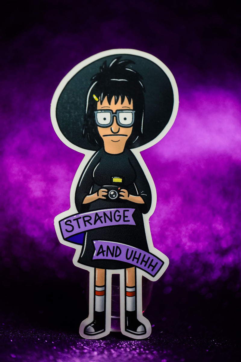 Strange and uhhh sticker – Monster Posse