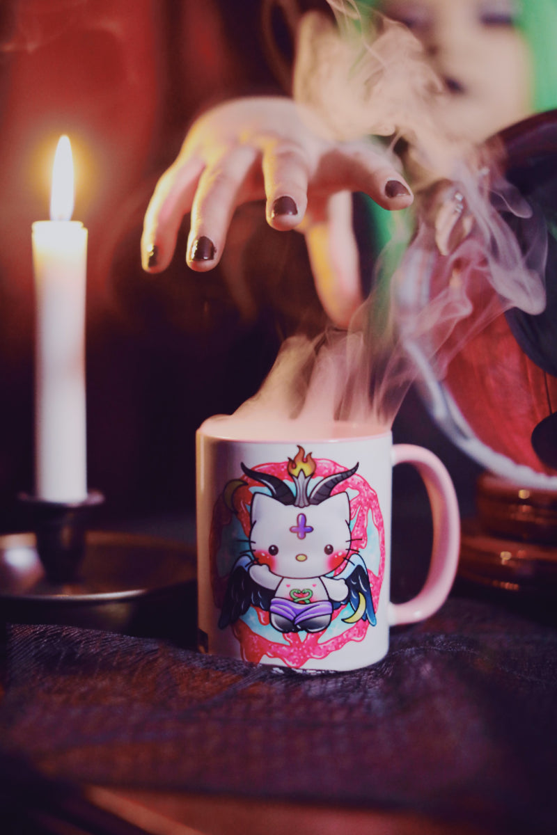 Baphomet Kitty Mug – Monster Posse