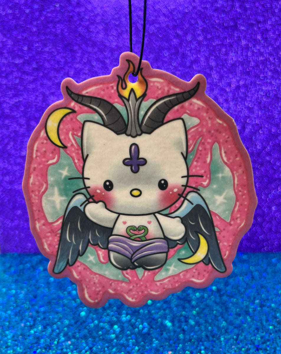 Baphomet Kitty Air Freshener – Monster Posse